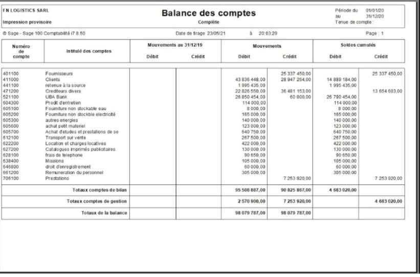 Les documents comptables | Hupso